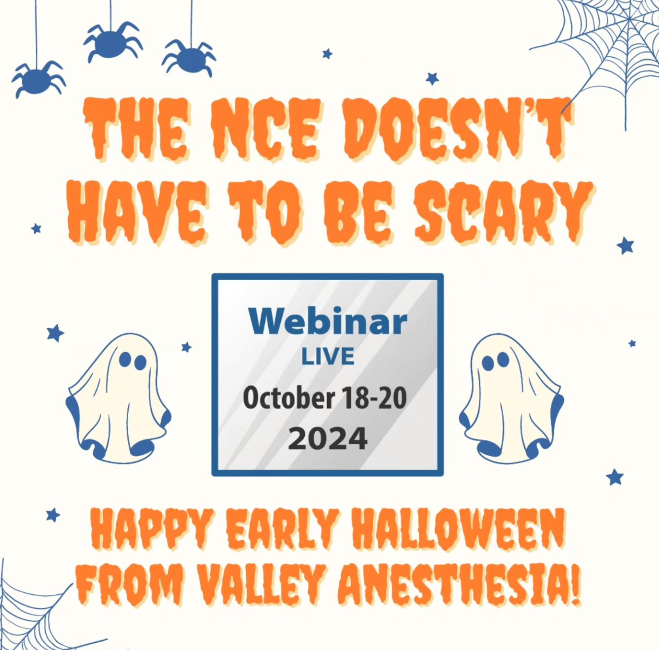 Students tell us that the NCE is one of the scariest things they face